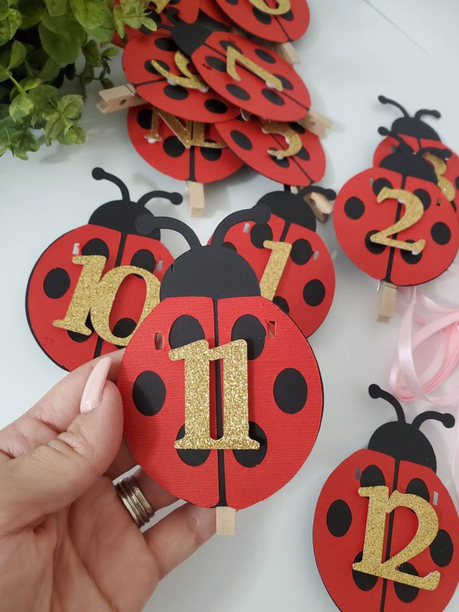 Lady Bug Milestone Banner-ladybug Milestone Banner-lady Bug | Etsy