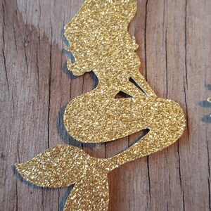 Mermaid Cupcake Toppers-mermaid Toppers-glitter Mermaid Toppers-mermaid ...