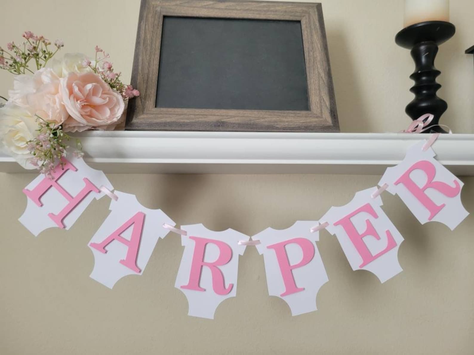 Onesie Boy Girl Baby Shower Banner-onesie Boy Girl Baby Banner-onesie ...