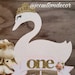 One Swan Cake Topper-swan Cake Topper-swan Birthday Cake Topper-swan ...