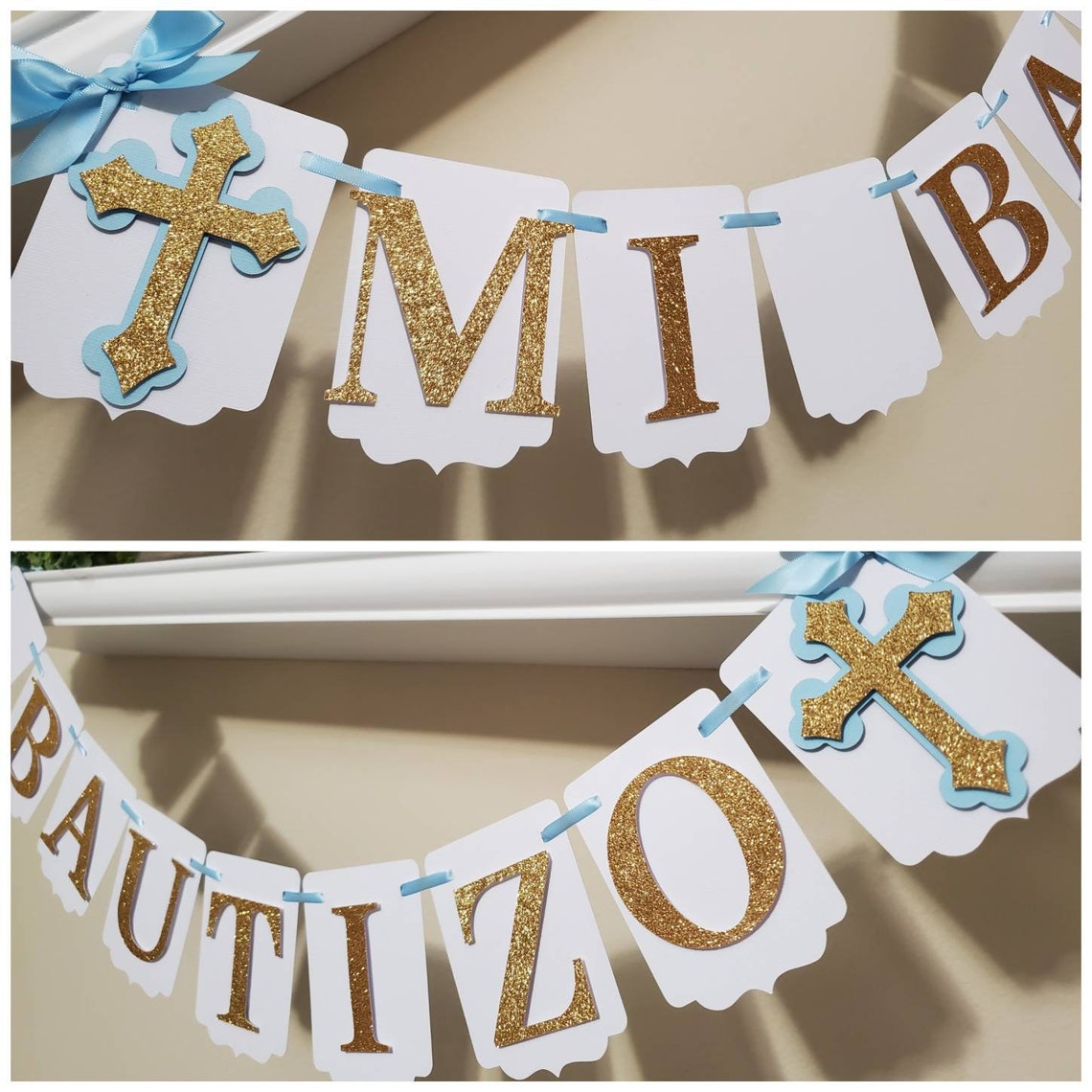 Mi Bautizo Banner-mi Bautizo Girl Boy Banner-mi Bautizo-god - Etsy
