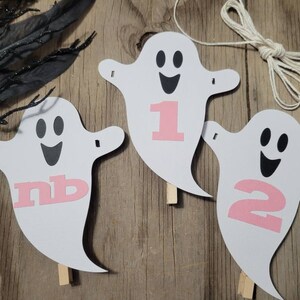 Ghost Monthly Milestone Banner-halloween Theme Milestone Monthly Banner ...