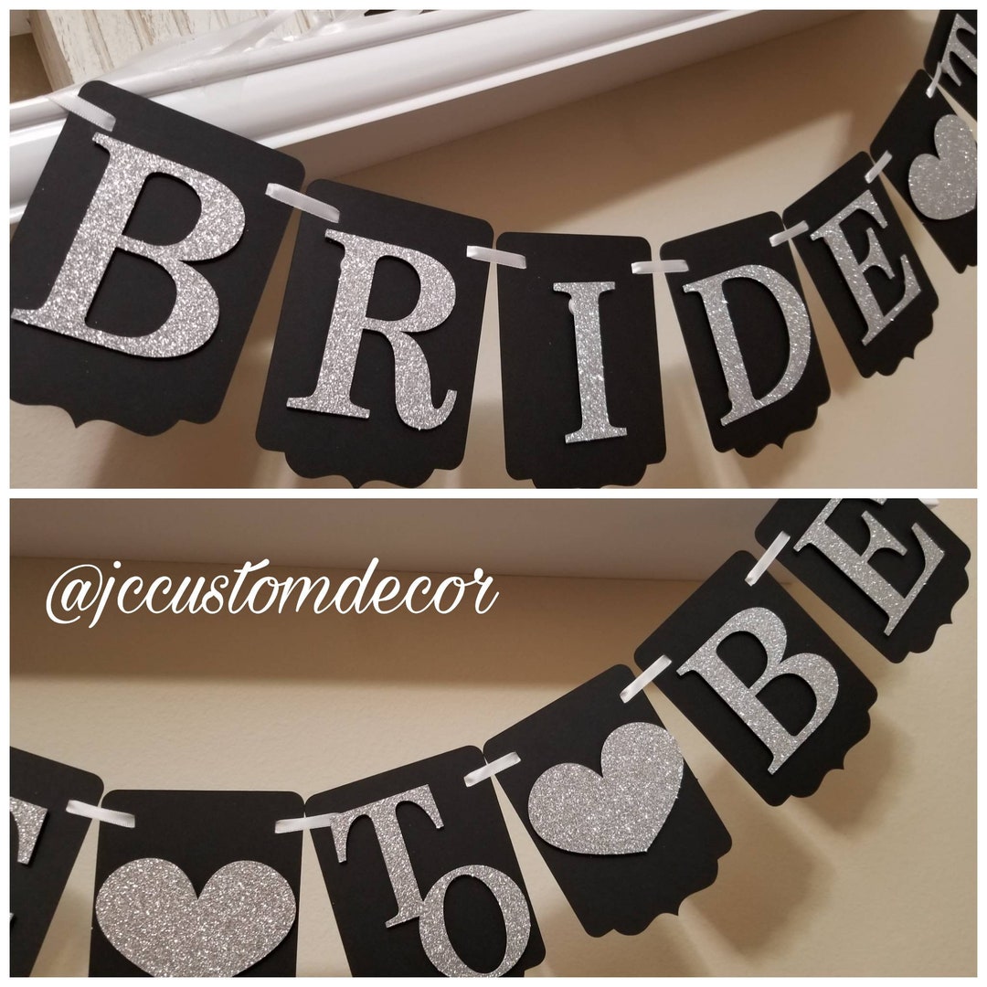 Bride to Be Banner-miss to Mrs Banner-bride to Be-miss to Mrs-wedding ...