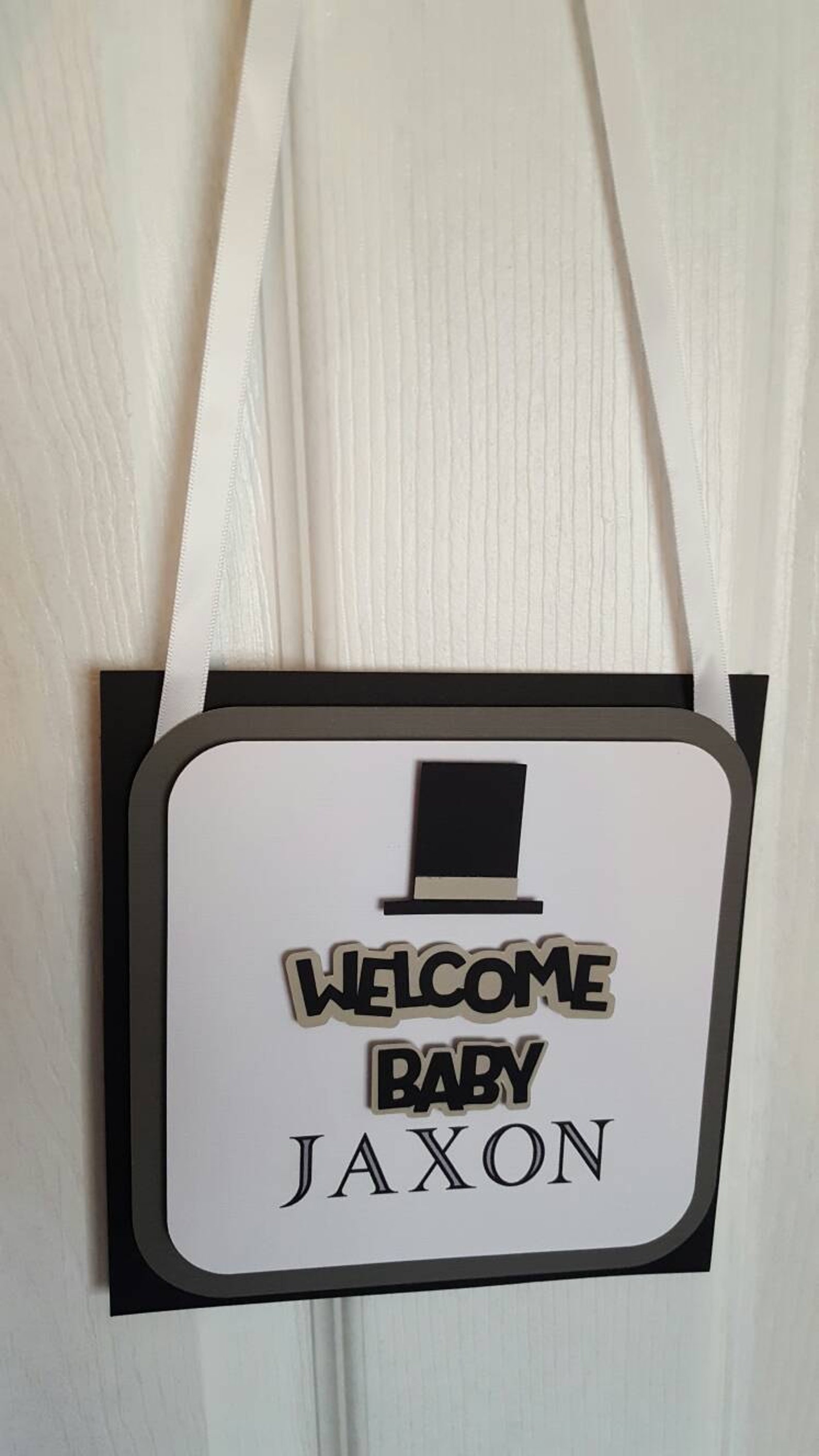 Little Man Welcome Door Sign-little Man Sign-welcome Baby Door - Etsy