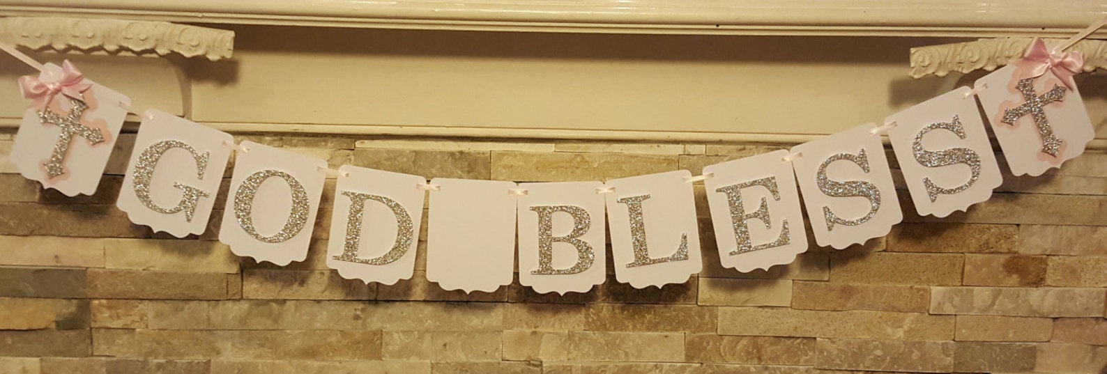 God bless banner-God Bless girl boy banner-Baptism God bless | Etsy