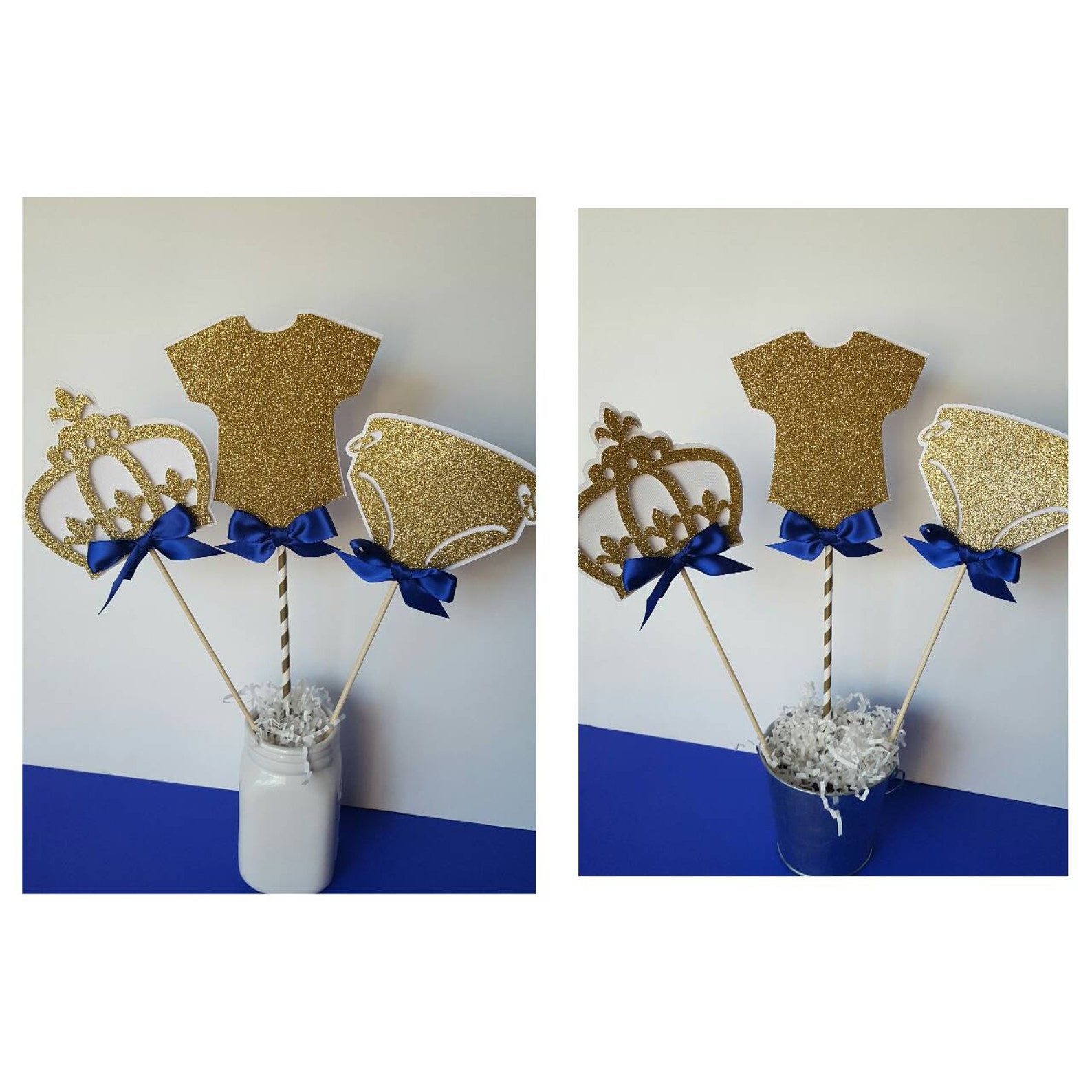 Royal Prince Baby Shower Centerpiece-baby Prince Shower - Etsy