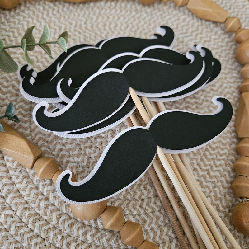 Mustache Centerpiece - Etsy