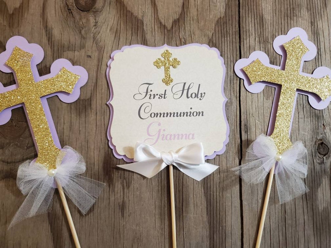 First Communion Girl Boy Centerpiece-first Communion Centerpiece-first ...