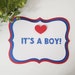 It's A Boy Diaper Sign Tag-its A Boy Centerpiece-its A - Etsy