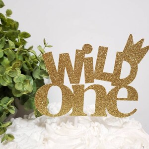 Boy Wild One Cake Topper-wild One Boy Cake Topper-wild One Crown Boy ...