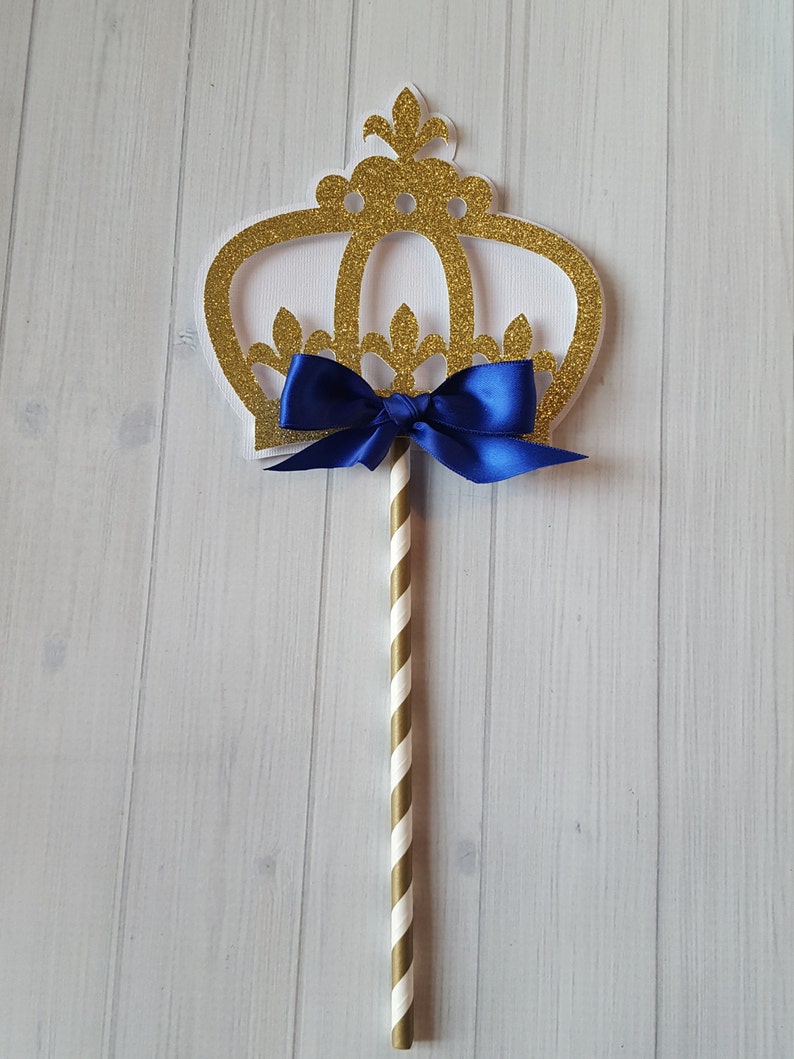 Royal Prince Crown Cake Topper-royal Prince Cake Topper-crown - Etsy