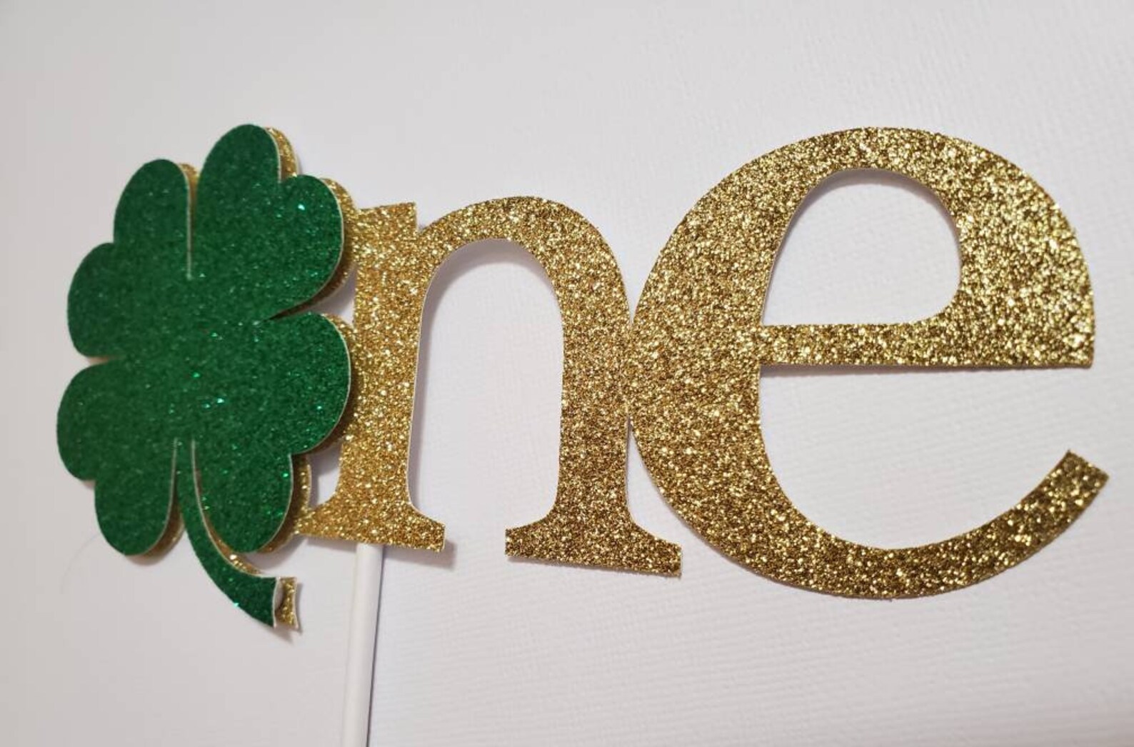 One Shamrock St.patricks One Boy Girl Banner-shamrock One Birthday ...