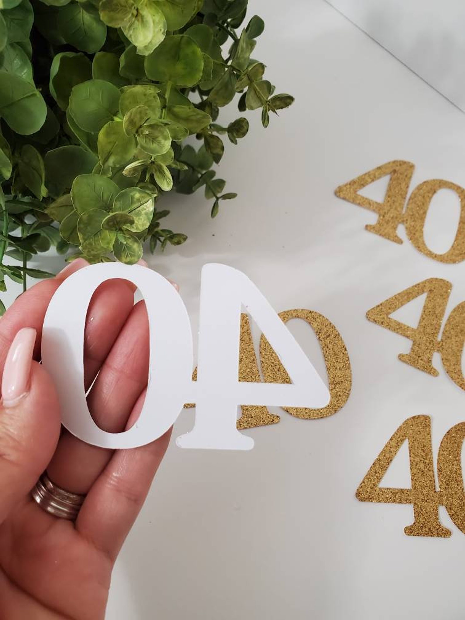 40th Birthday Confetti-age 40 Table Confetti-any Age - Etsy