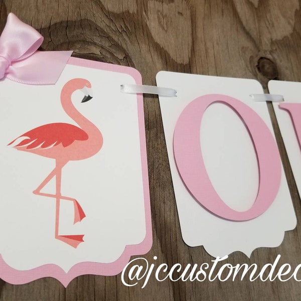 Flamingo Banner - Etsy