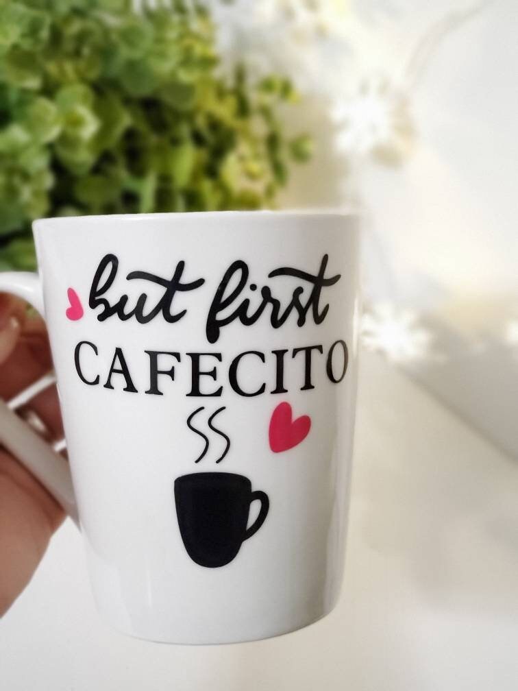 But first cafecito Christmas gift-cafecito mug gift-coffe | Etsy