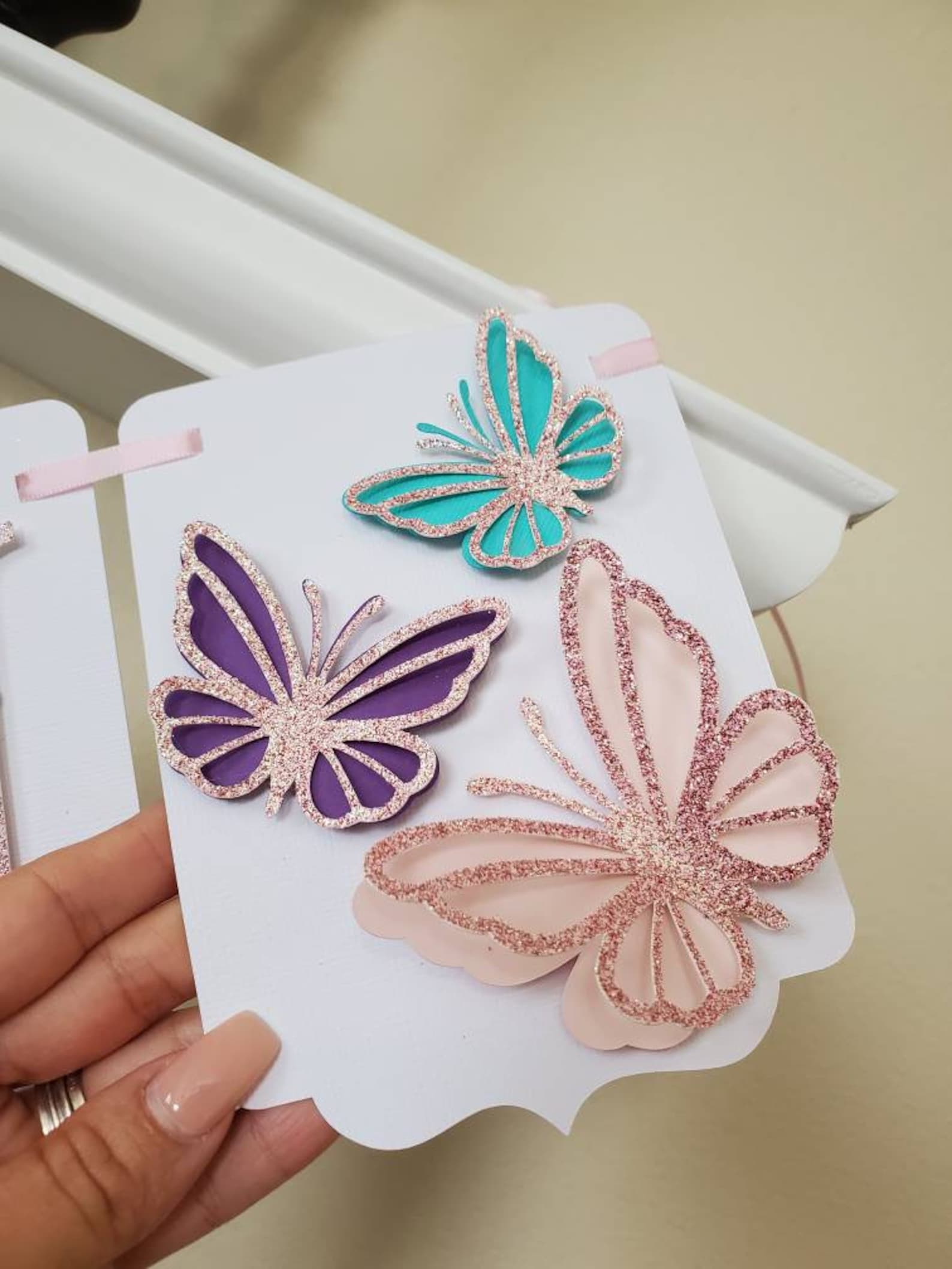 13 Butterfly Girl Banner-thirteen Birthday Butterflies - Etsy