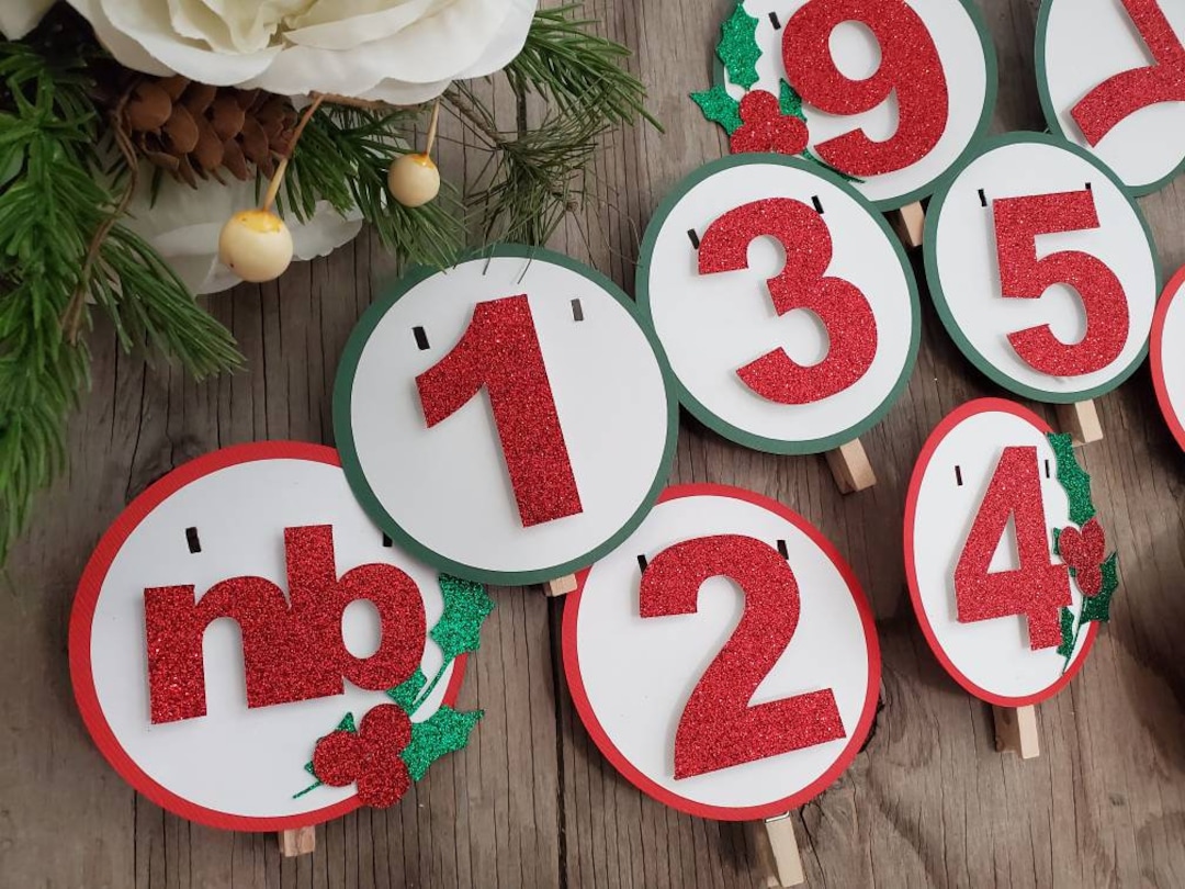 Christmas Milestone Banner-christmas Monthly Photo Banner-christmas ...
