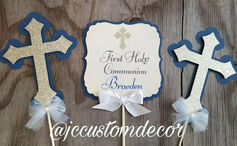 First Communion Boy Girl Centerpiece-first Communion Centerpiece-first ...