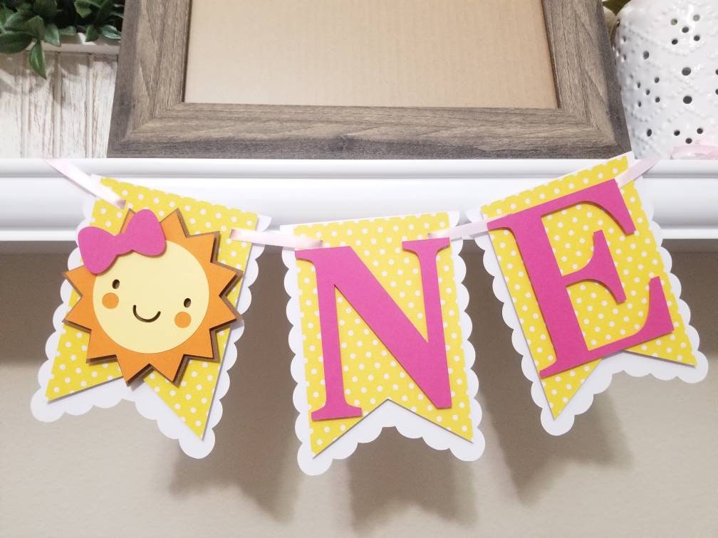 One Sunshine Girl Cake Topper-sunshine Topper- One Sun Topper-sunshine ...