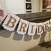 Wedding Date Banner, Date Banner, Number Date Banner, Bridal Shower ...