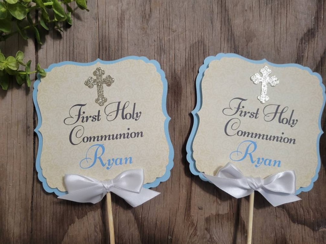 First Communion Boy Girl Centerpiece-first Communion Centerpiece-first ...