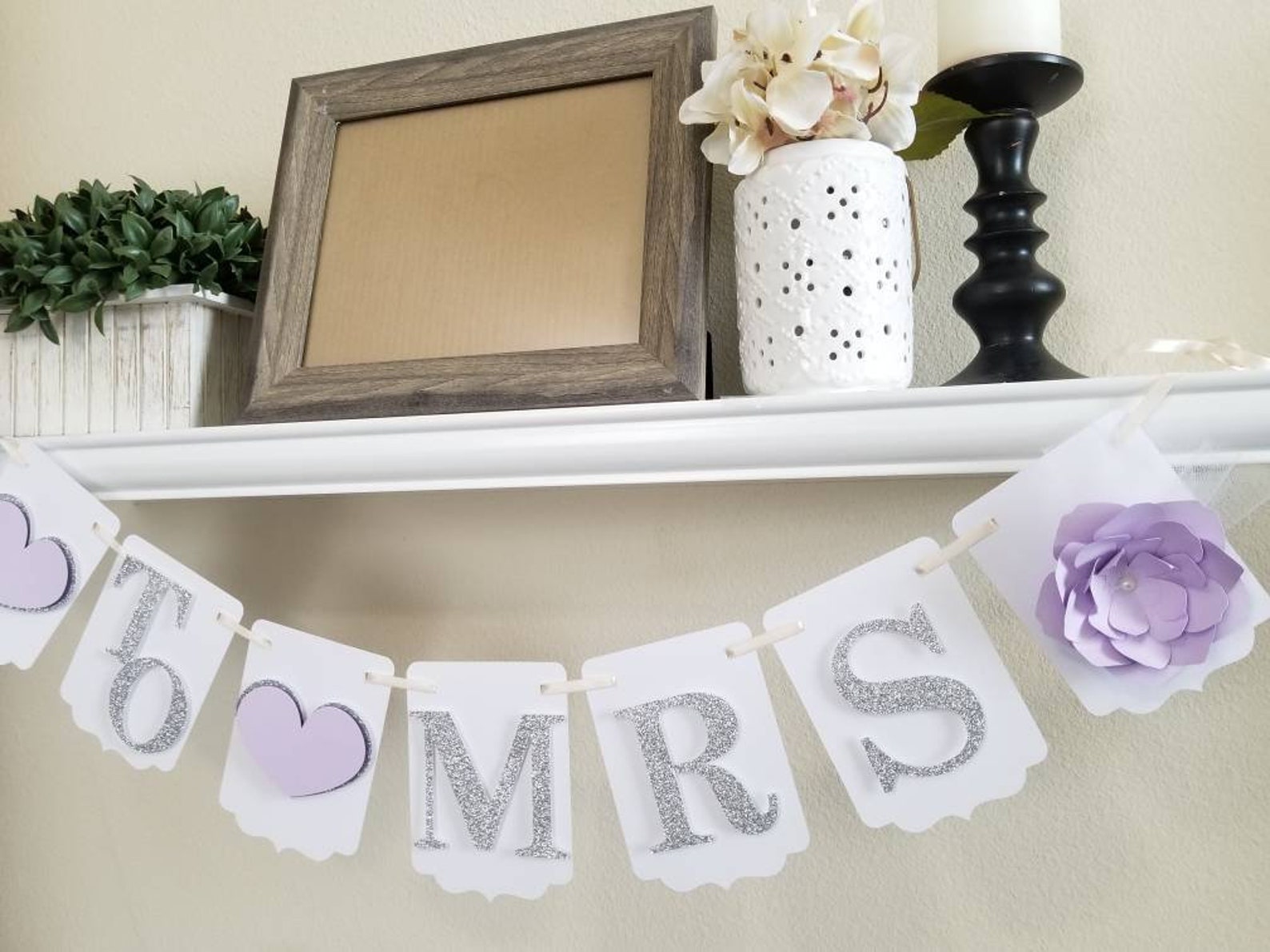 Bride to Be Banner-bride to Be Flower Banner-miss to Mrs Banner-wedding ...