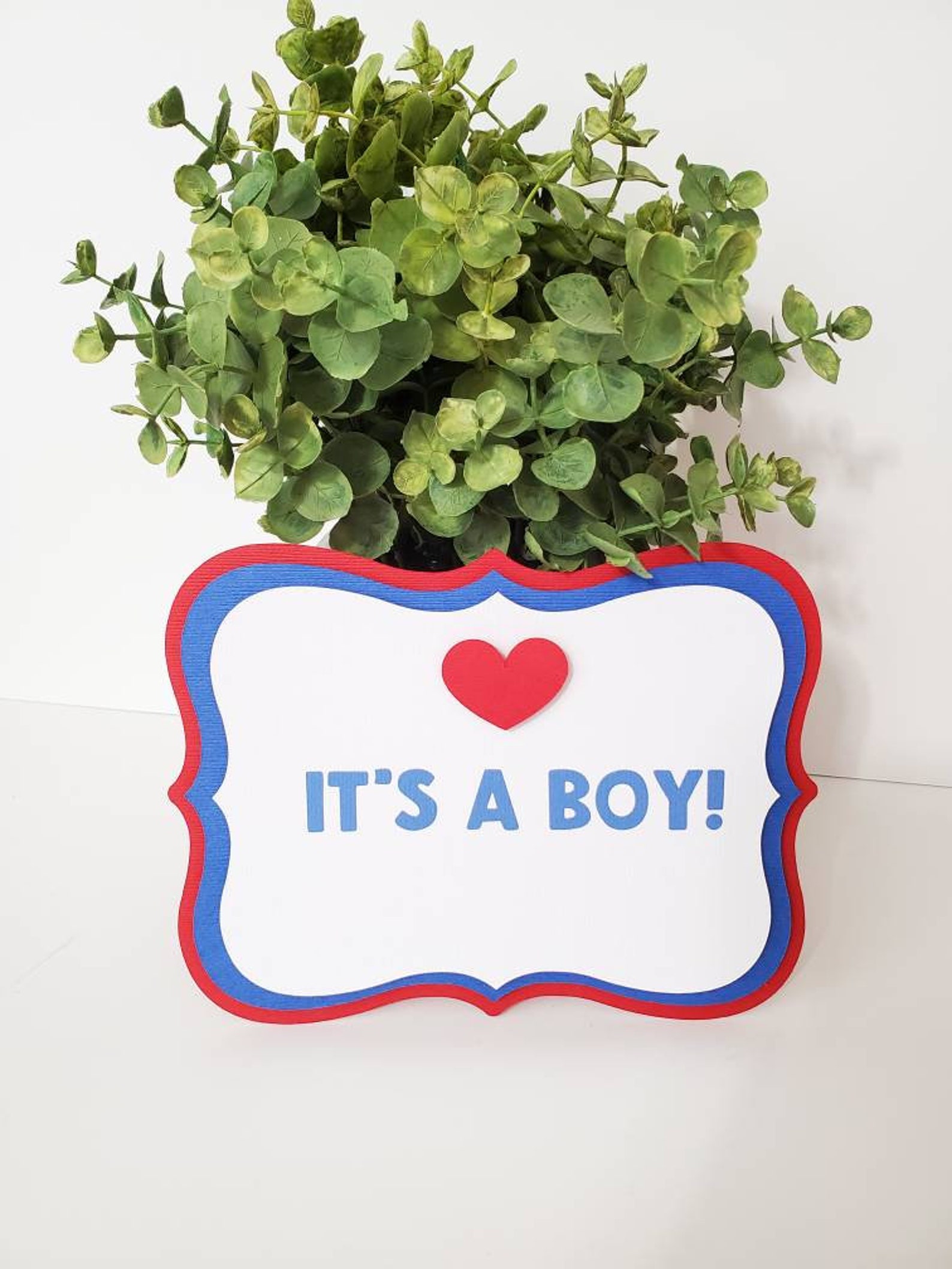 It's A Boy Diaper Sign Tag-its A Boy Centerpiece-its A - Etsy