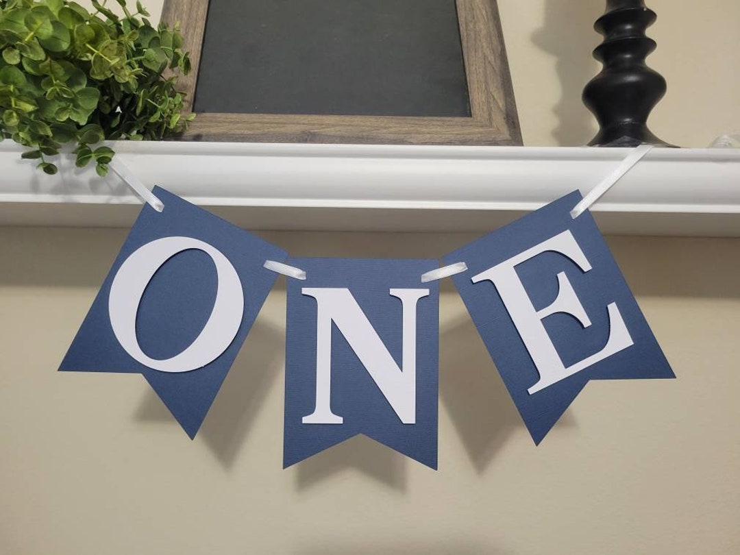 One Navy Blue Boy Banner-one Blue Boy Banner-one Boy Flag Banner-one ...