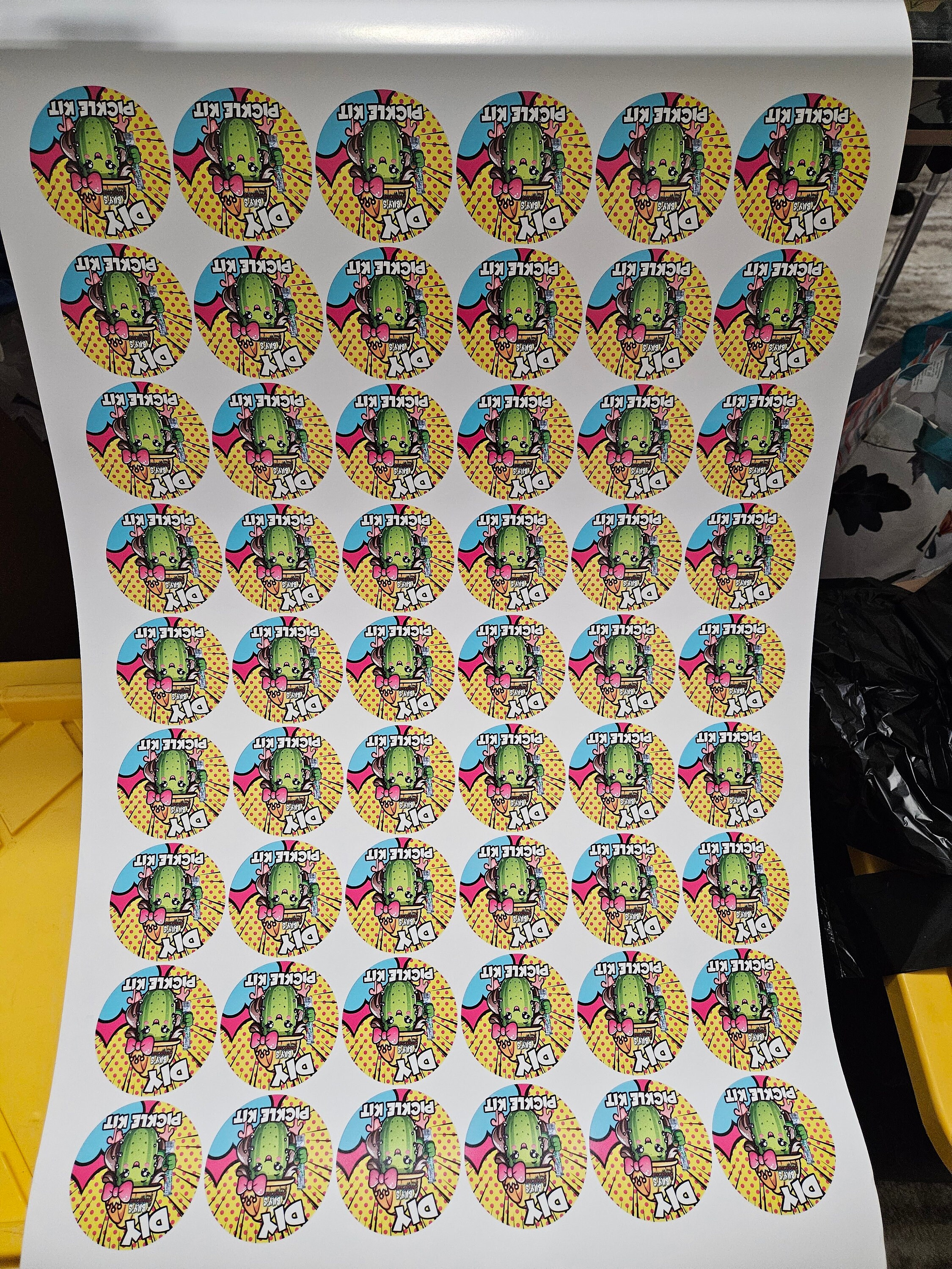 Custom Vendor Small Business Vinyl Decals-food Drink Marketplace Vendor ...