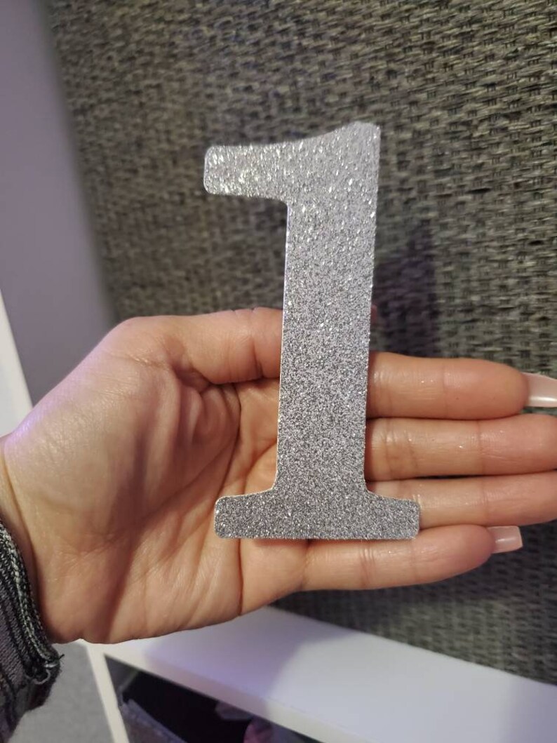 Number one die cut boy girl-Blue pink number one die | Etsy