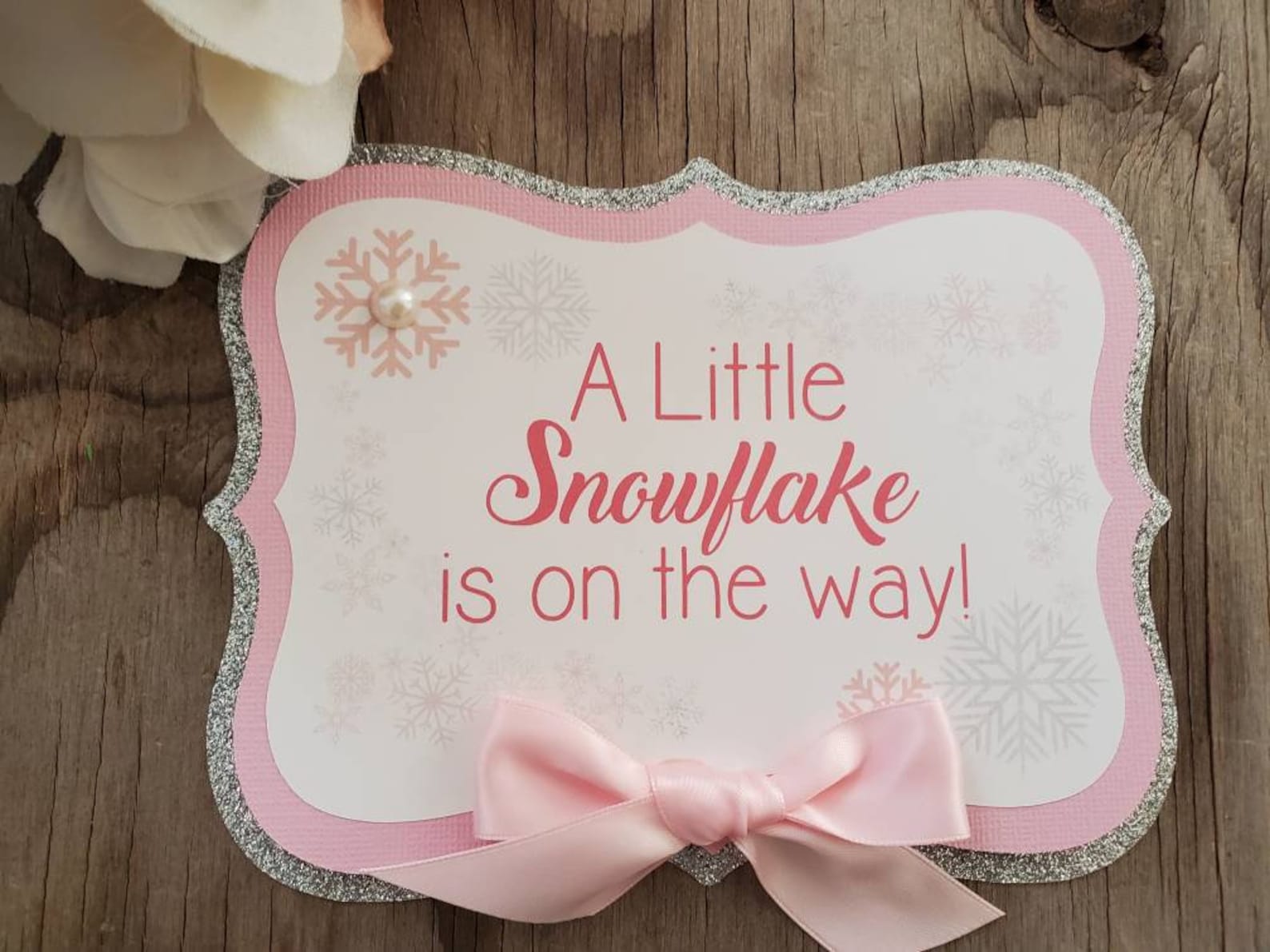 Little Snowflake Diaper Cake Signs-little Snowflake is on - Etsy