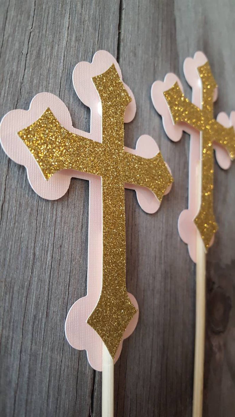Boy Girl Cross Centerpiece-cross Centerpiece-baptism Cross - Etsy