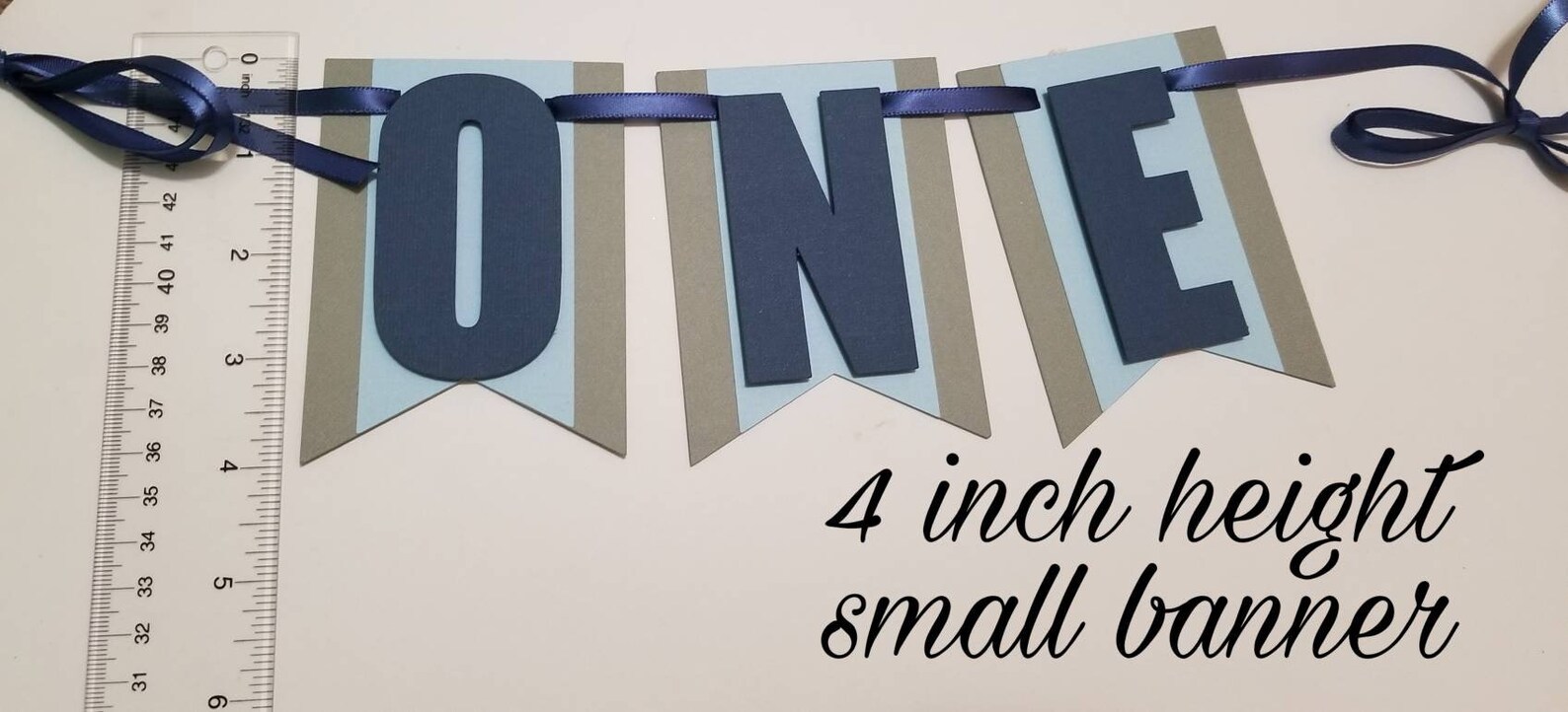 One Boy Highchair Banner-one Boy Birthday Banner-one Banner-boy First ...