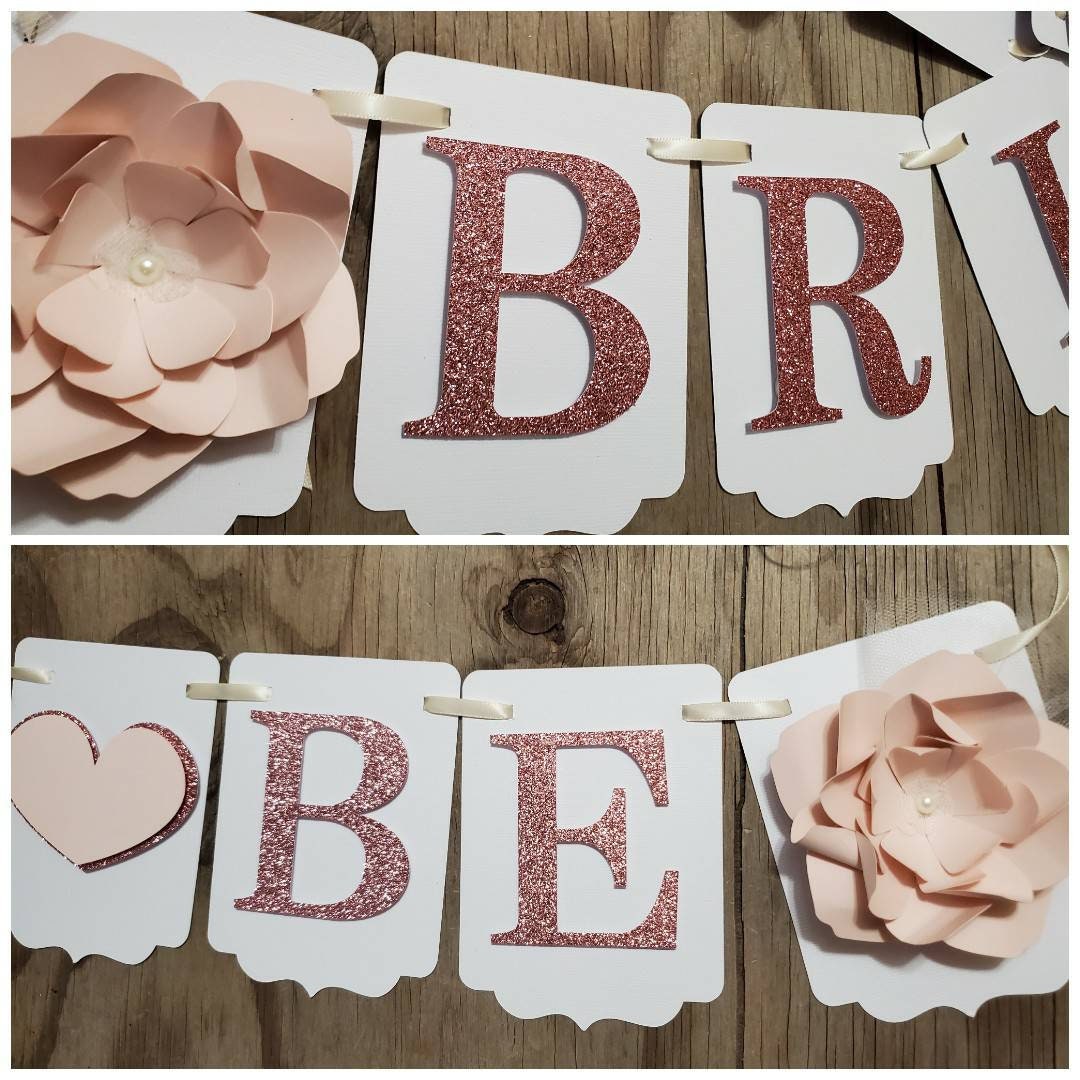 Bride to Be Banner-bride to Be Flower Banner-miss to Mrs Banner-wedding ...