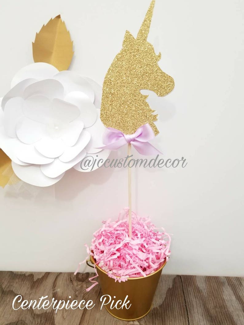 Unicorn Cake Topper-Unicorn head cake Topper-Unicorn theme | Etsy