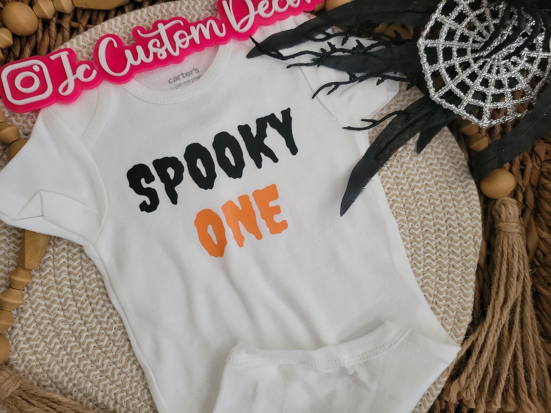 Spooky One Onesie-spooky 1st Birthday Onesie-one Cute Halloween Onesie ...