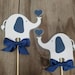 Navy Blue Baby Elephant Centerpiece-pink Elephant Baby Shower - Etsy