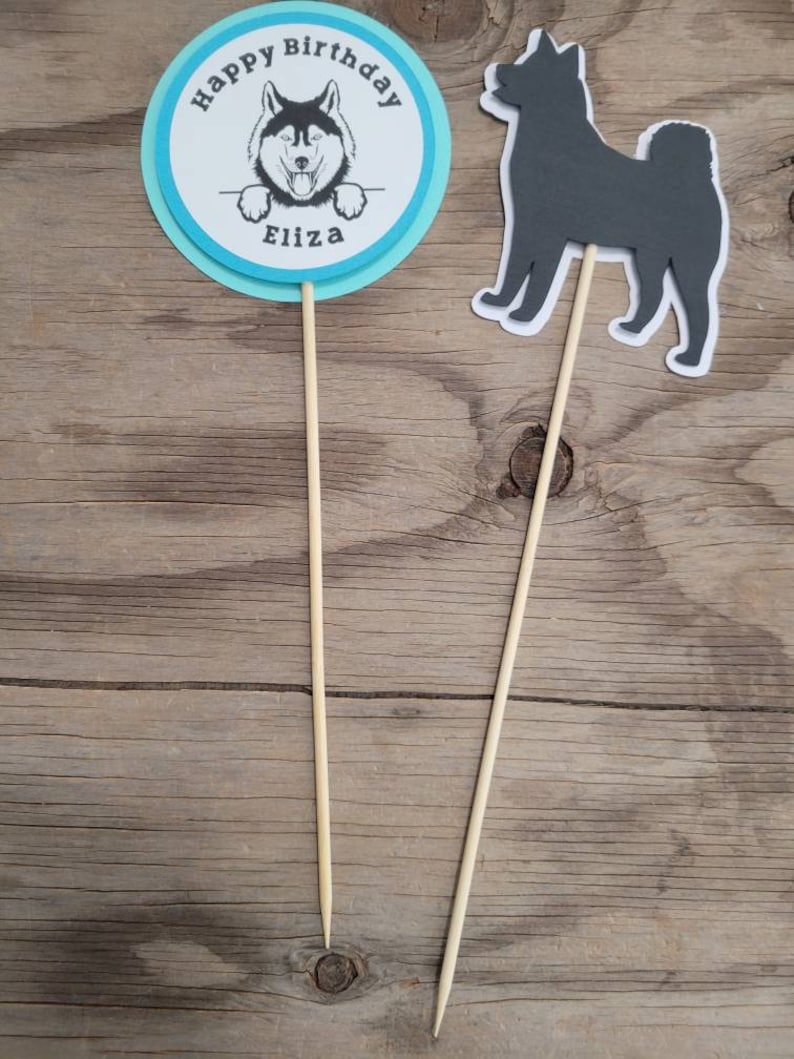 Husky Birthday Banner-husky Theme Banner-dog Birthday - Etsy