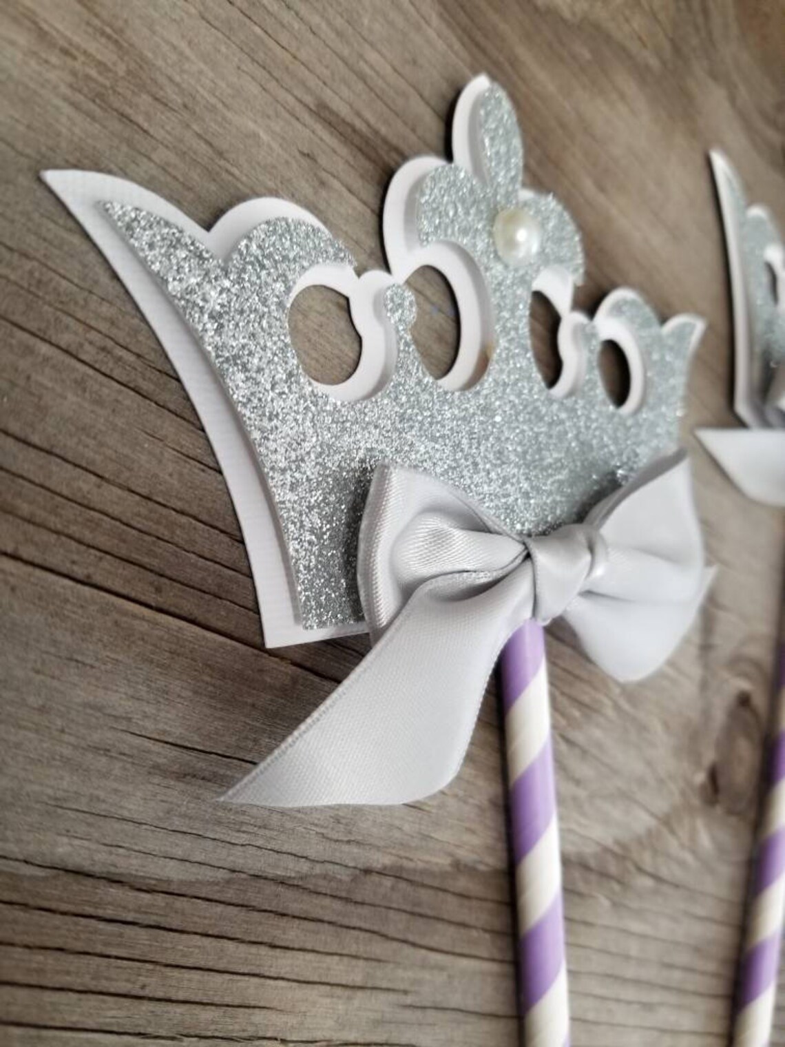 Princess Crown Pink Gold Baby Shower Centerpiece-pink Gold Shower ...