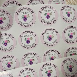 Baker Business Logo Labels-cookie Baker Logo Stickers-cookies Business ...