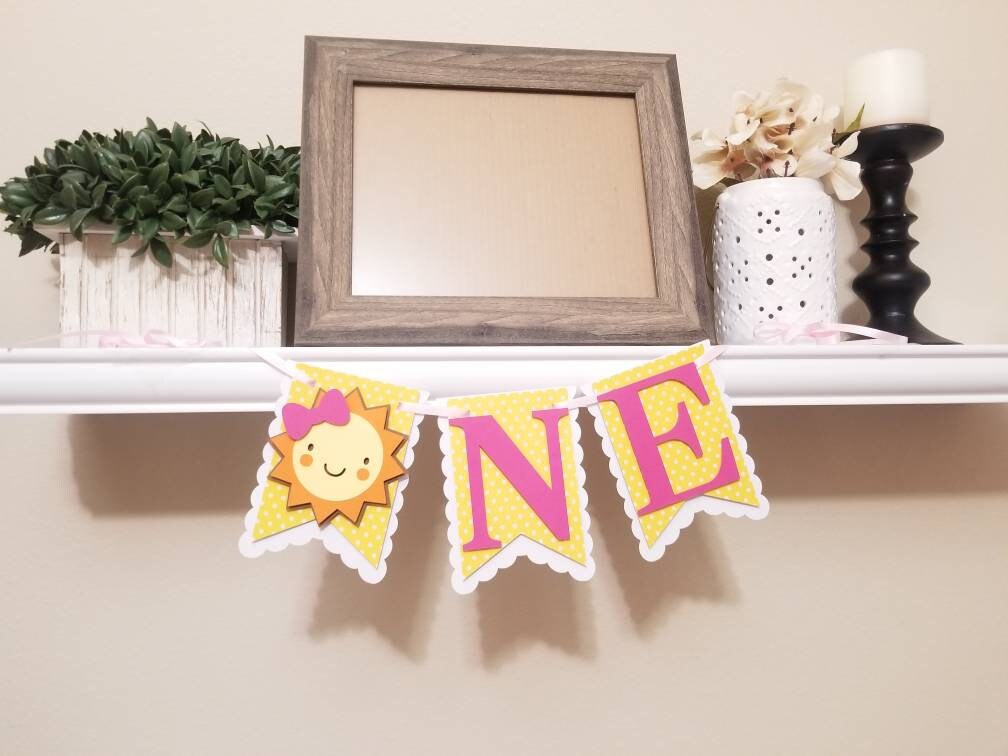 One Sunshine Girl Cake Topper-sunshine Topper- One Sun Topper-sunshine ...