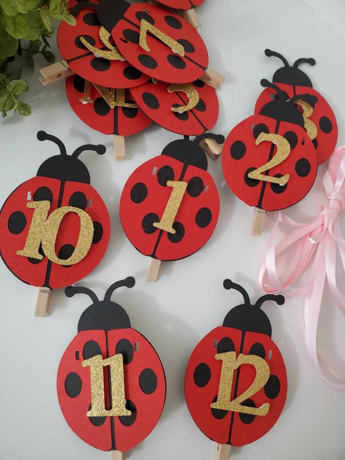 Lady Bug Milestone Banner-ladybug Milestone Banner-lady Bug | Etsy