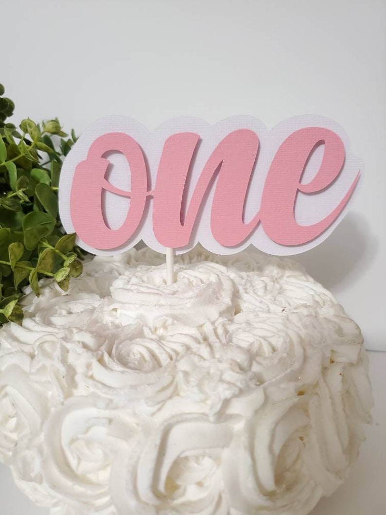 One Boy Girl Cake Topper-first Birthday Cake Topper-one Boy | Etsy