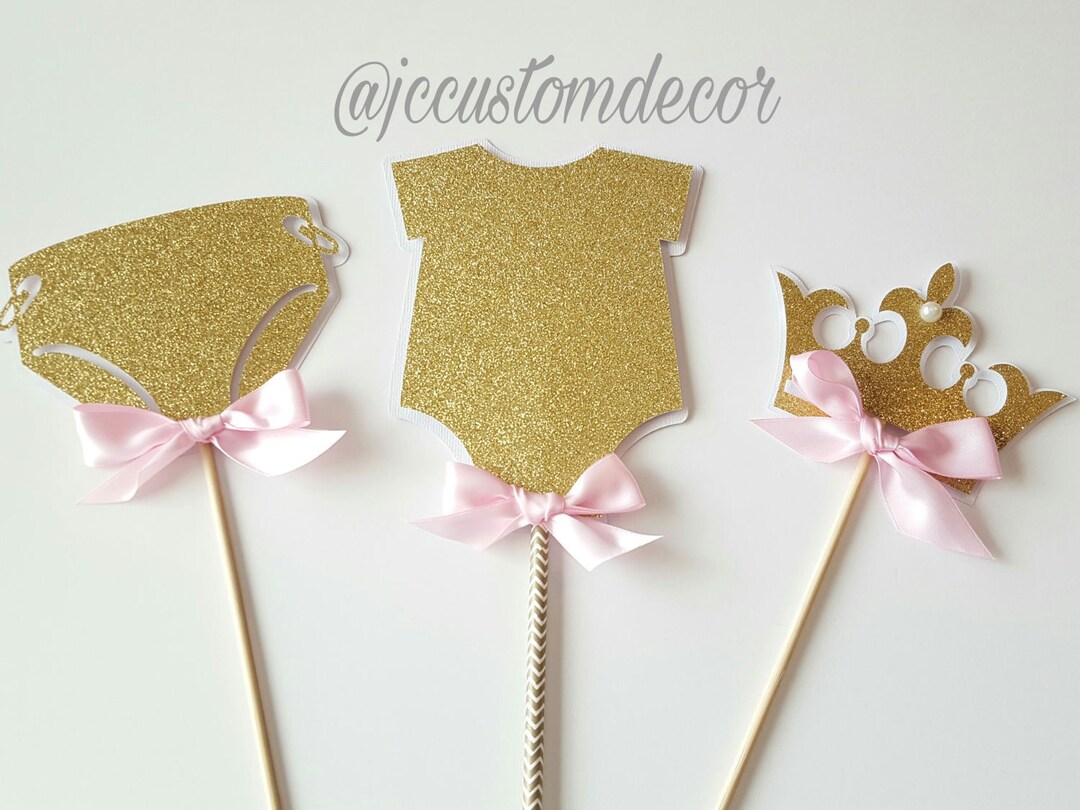 Princess Baby Shower Centerpiece-princess Theme Shower-baby Girl ...