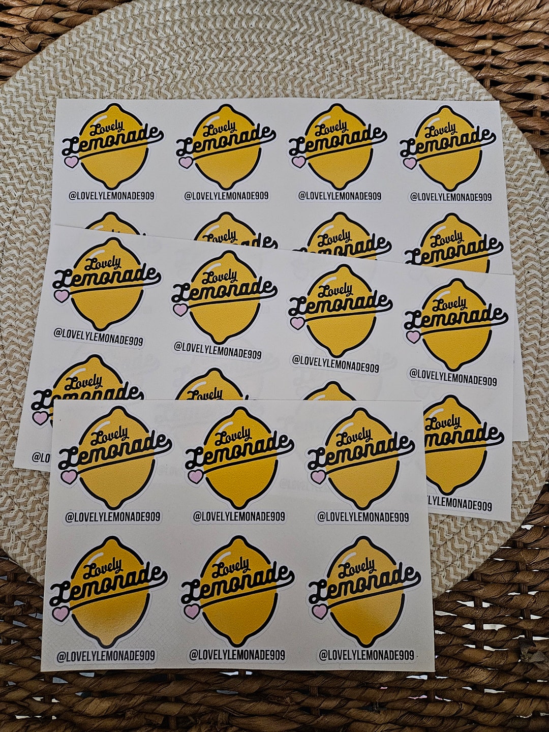Custom Vendor Small Business Vinyl Decals-food Drink Marketplace Vendor ...