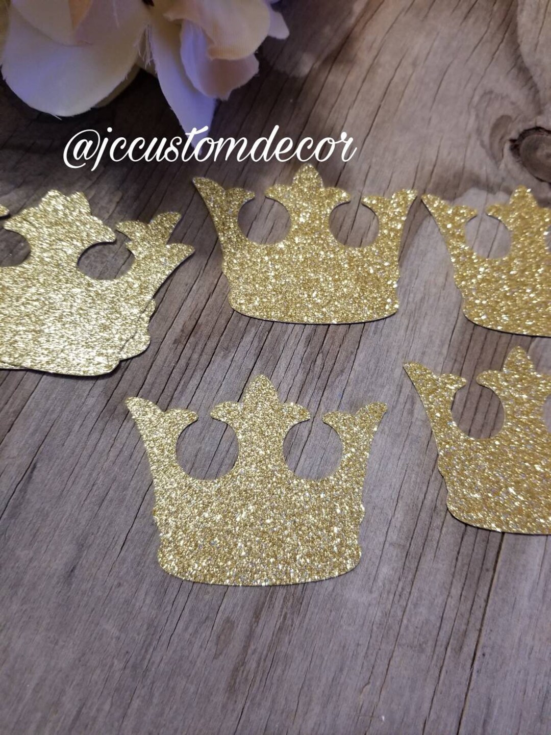 Royal Prince Glitter Crown Diecuts-prince Crown DIY Diecuts-dyi Crown ...