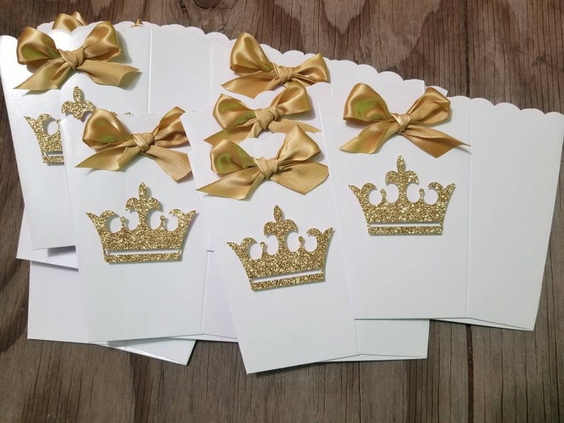 Princess Crown Tiara Favor Boxes-pink Gold Princess Favor | Etsy