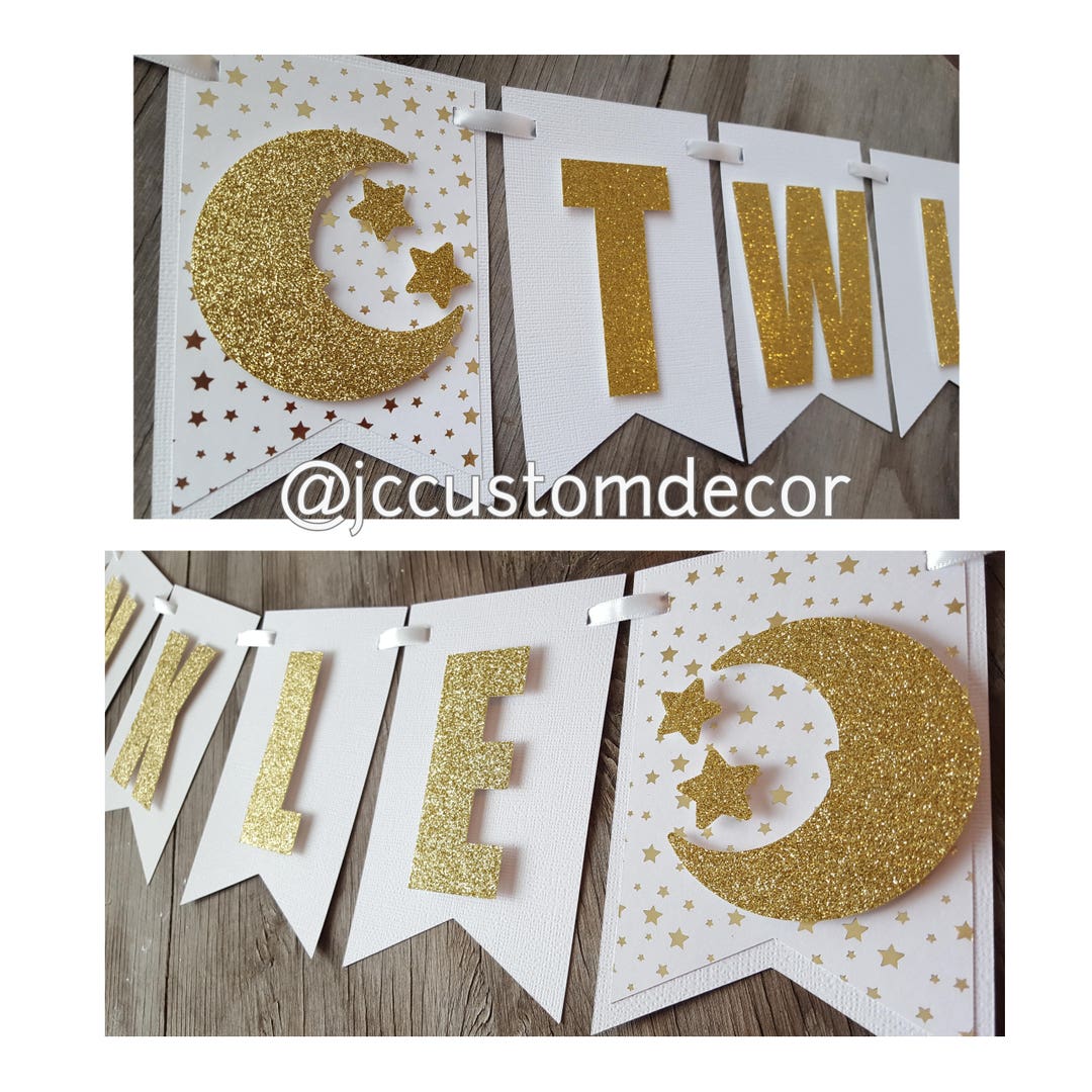 Twinkle Little Star Banner-twinkle Little Star Theme Baby Shower ...