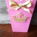 Princess Crown Tiara Favor Boxes-pink Gold Princess Favor Box-princess ...