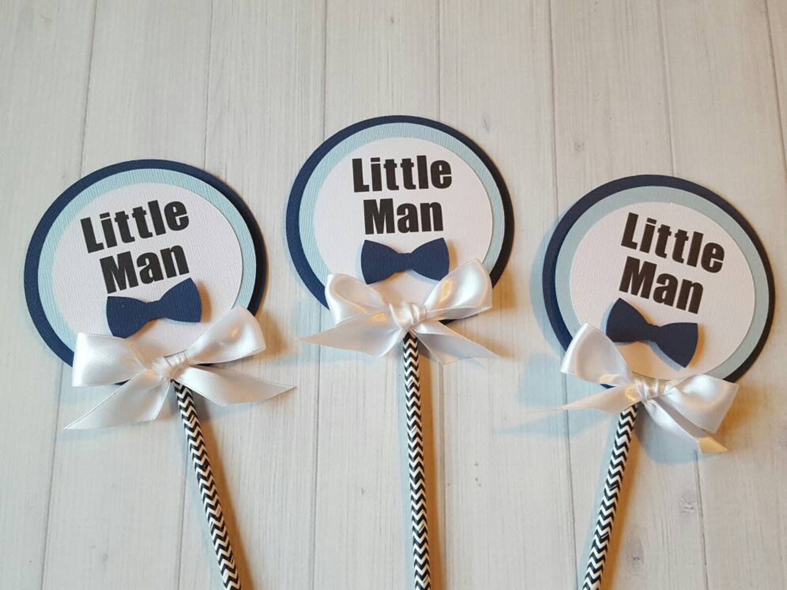 Little Man Centerpiece-little Man Theme Birthday Baby Shower-little Man ...
